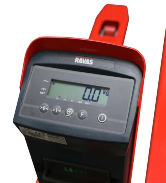 Ravas 3200 F Li punnitseva haarukkavaunu teolliseen punnitukseen